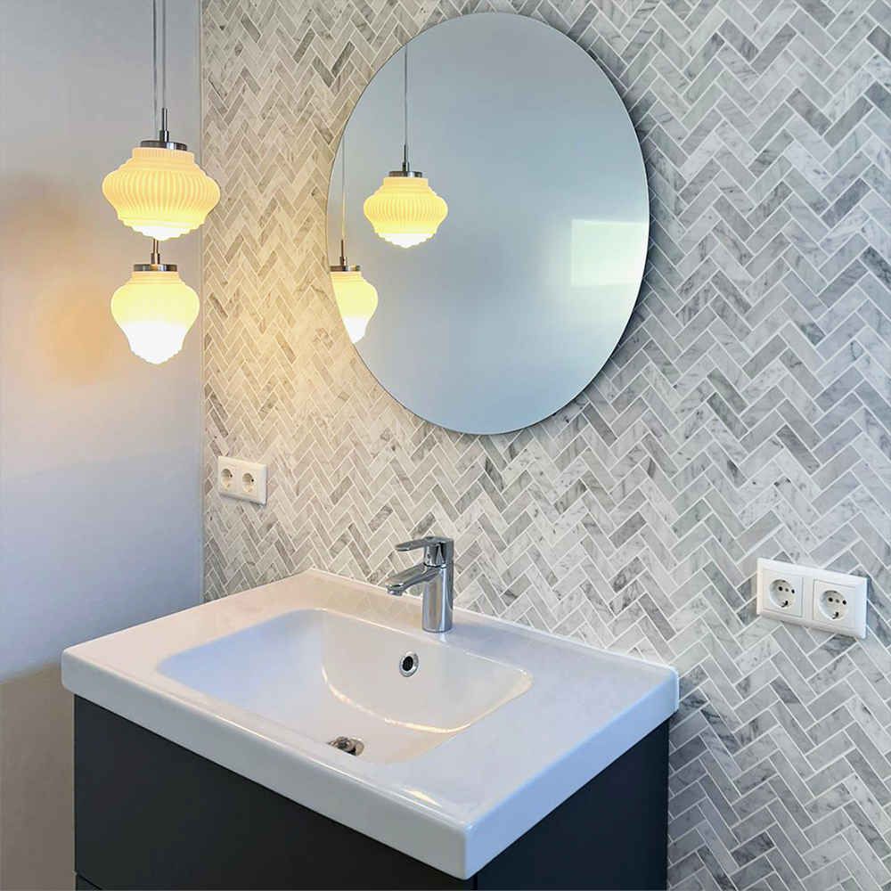 tile splashback bathroom