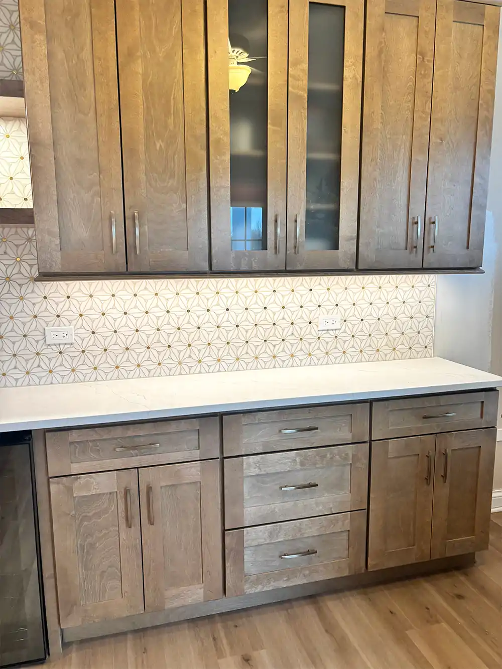 Kitchen Backslash Flower Marble Mosaic Tiles Wall Tiles Merry Christmas