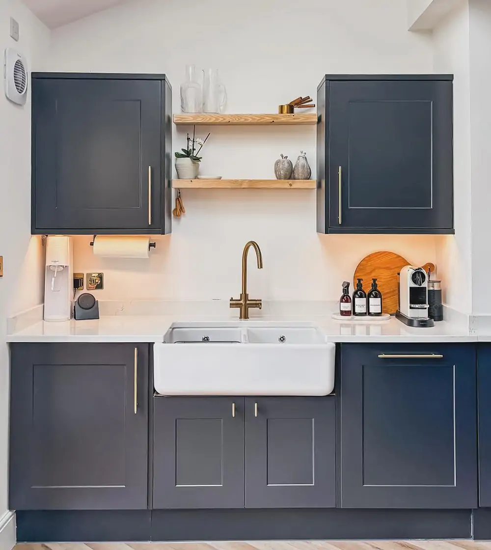 Kitchen Renovation Flower Marble Tiles Splashback Kitchen Design Journey